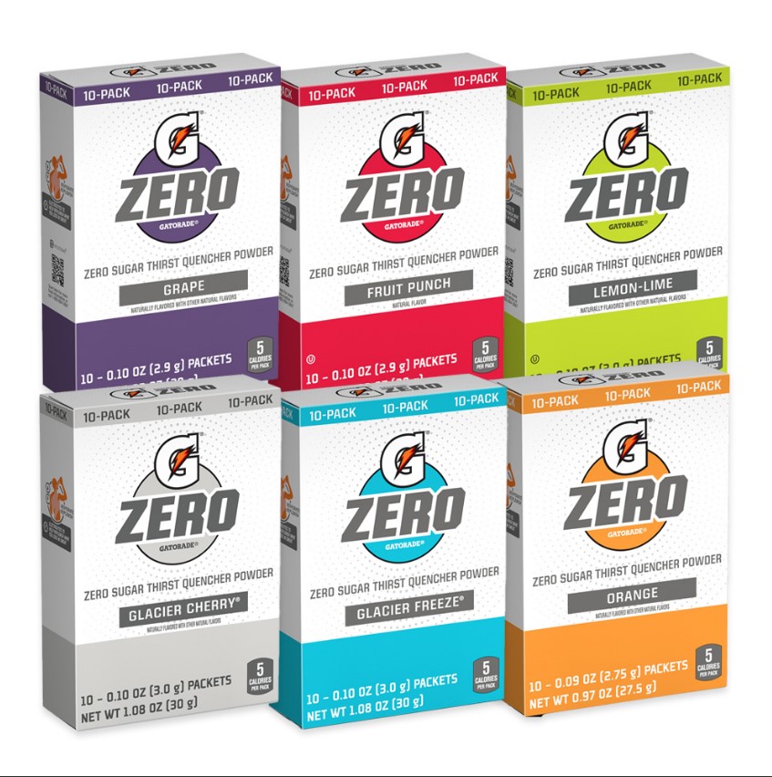 GATORADE G ZERO POWDER STICKS - CONWAY INDUSTRIAL SUPPLY